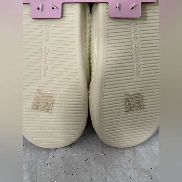 Shoes | Moon Cake Memory Foam Lemon Sparkle Slipper And Sock Set | Poshmark